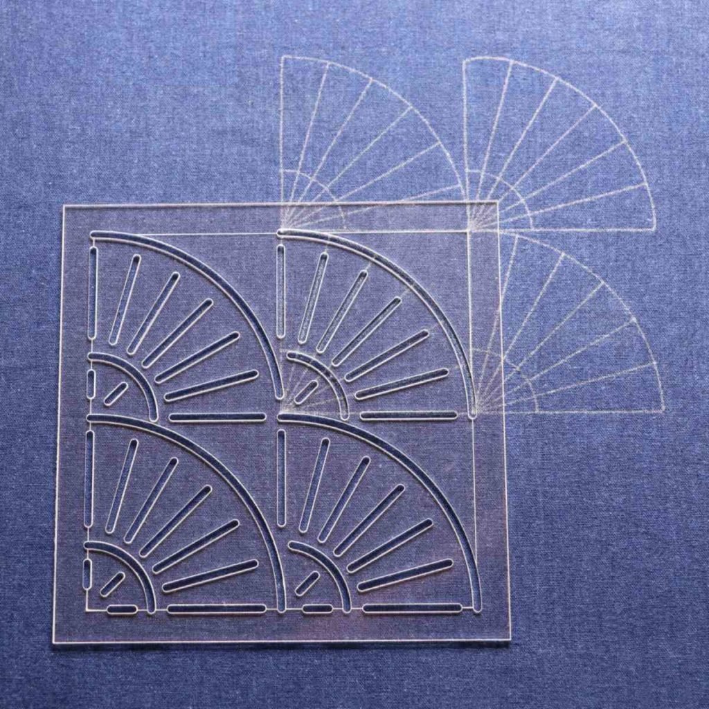 Sashiko template little crosses - Affordable Kind Craft