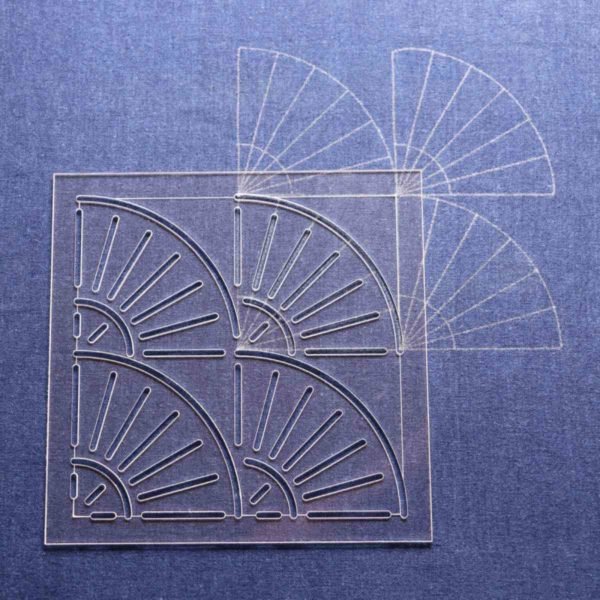 Sashiko template little crosses - Affordable Kind Craft