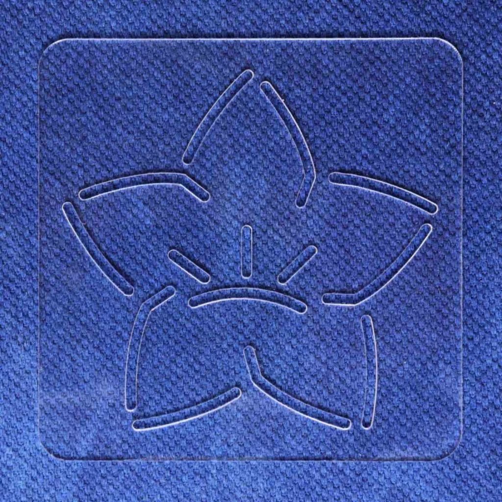 Japanese Sashiko Pattern "Bell Flower" - Affordable Kind Craft