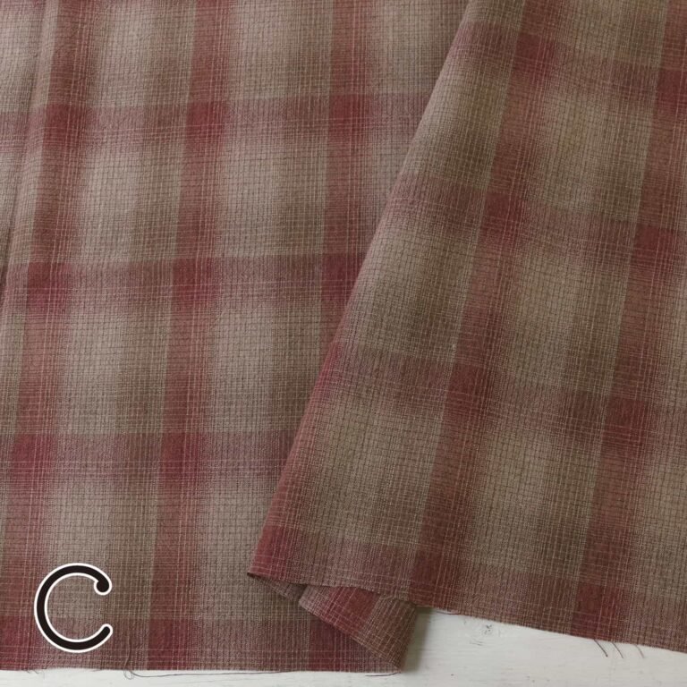 Daiwabo Handworks yarn dyed Fabric AZ Check 60123