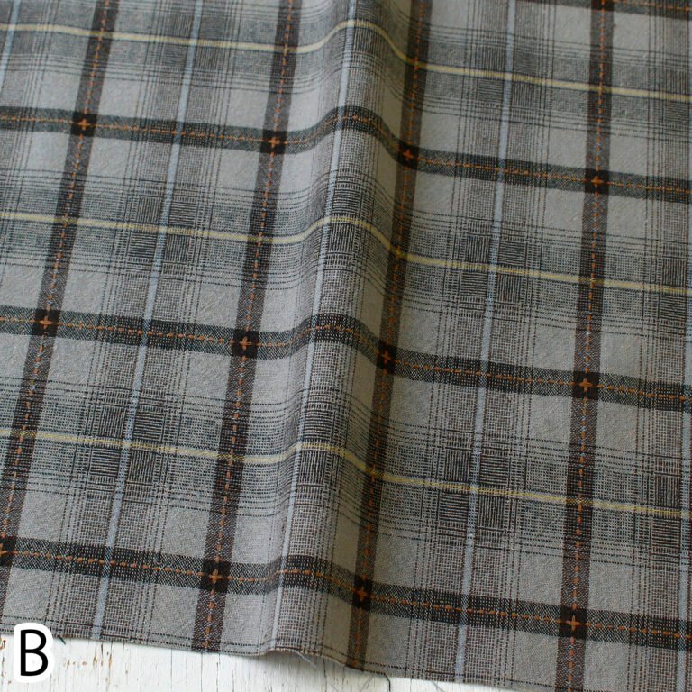 Japanese yarn dyed fabric plaid 2000. Unparalleled Quality